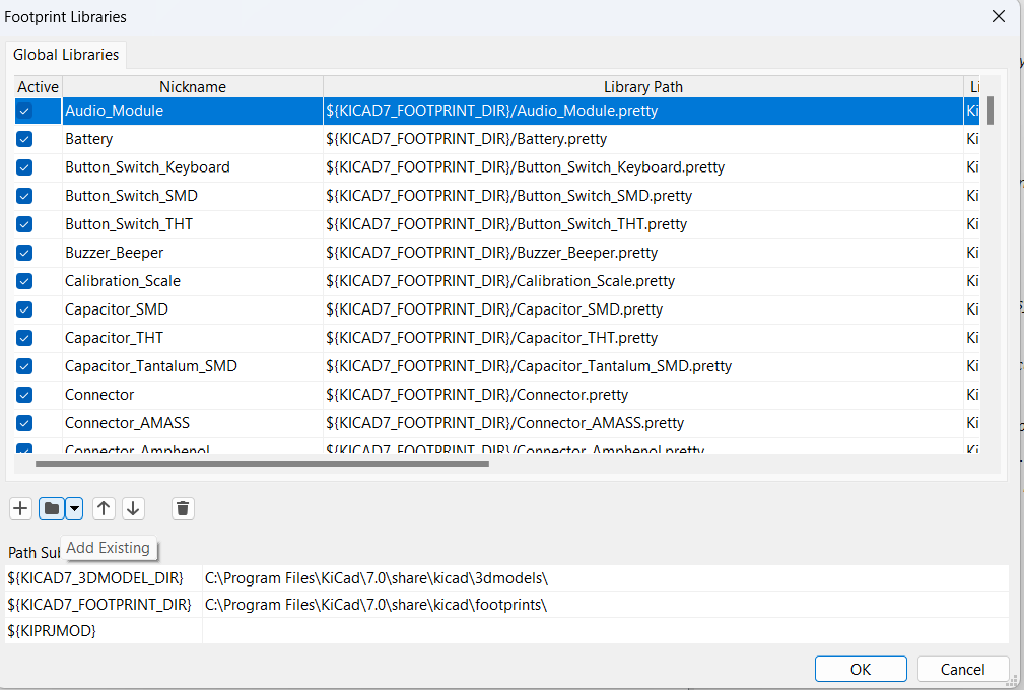 Adding Symbols, Footprints, and Libraries in Kicad